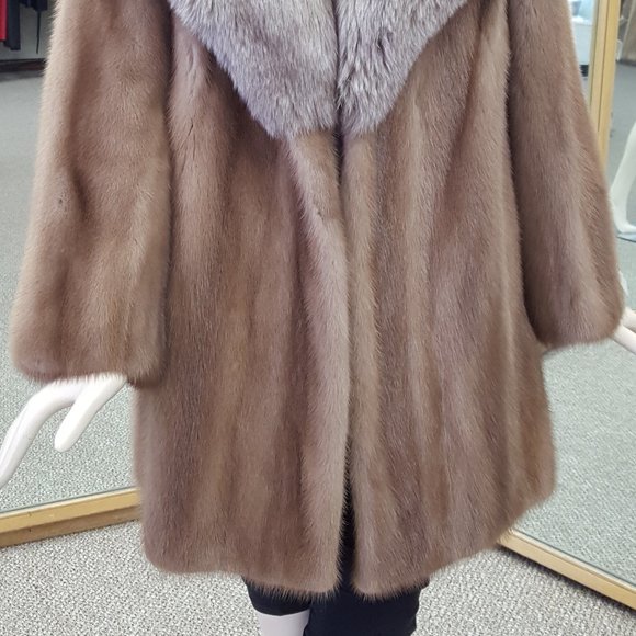 A.J. Ugent Furs | Jackets & Coats | Clearance Emba Mink Fur Jacket With ...